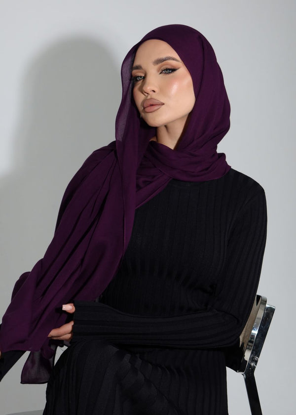 Plum Premium Modal Hijab - Medium Purple