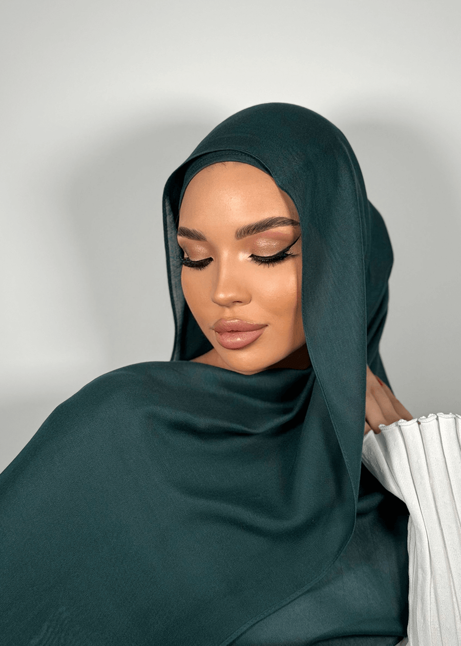 Bolu Premium Modal Hijab - Dark Green